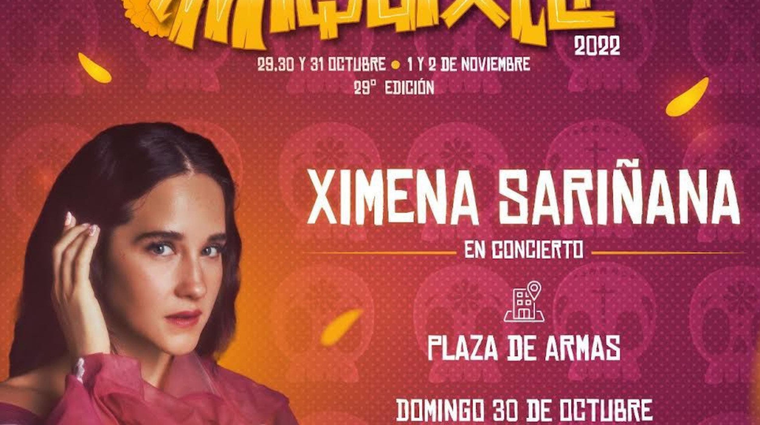Anuncian cartelera del Festival Miquixtli 2022; el viernes dará concierto Ximena Sariñana en ...